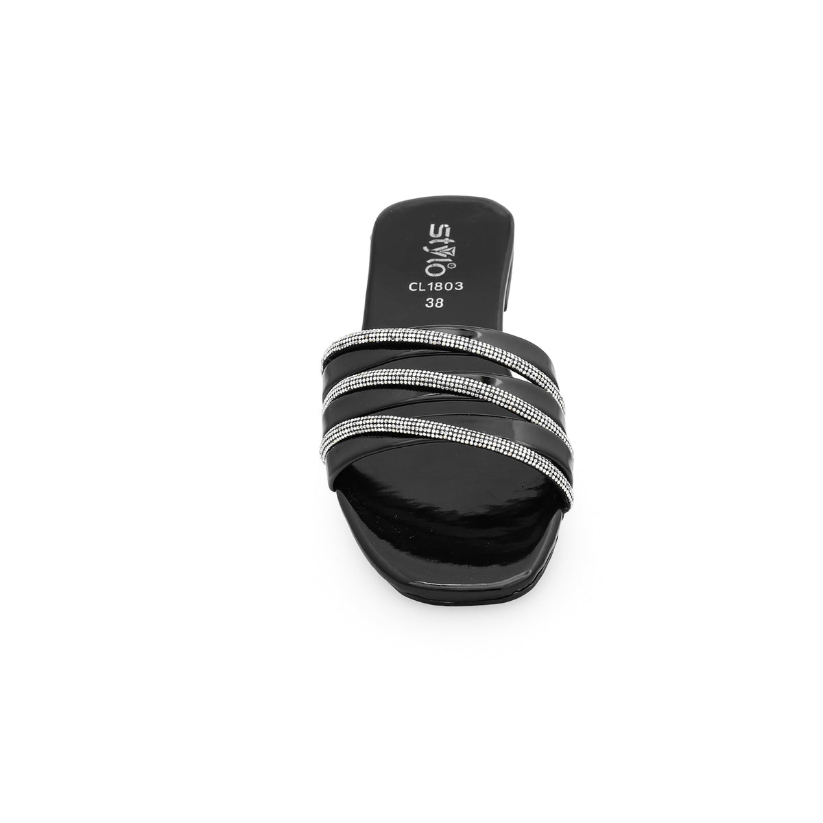 Black Casual Slipper CL1803 – Stylo