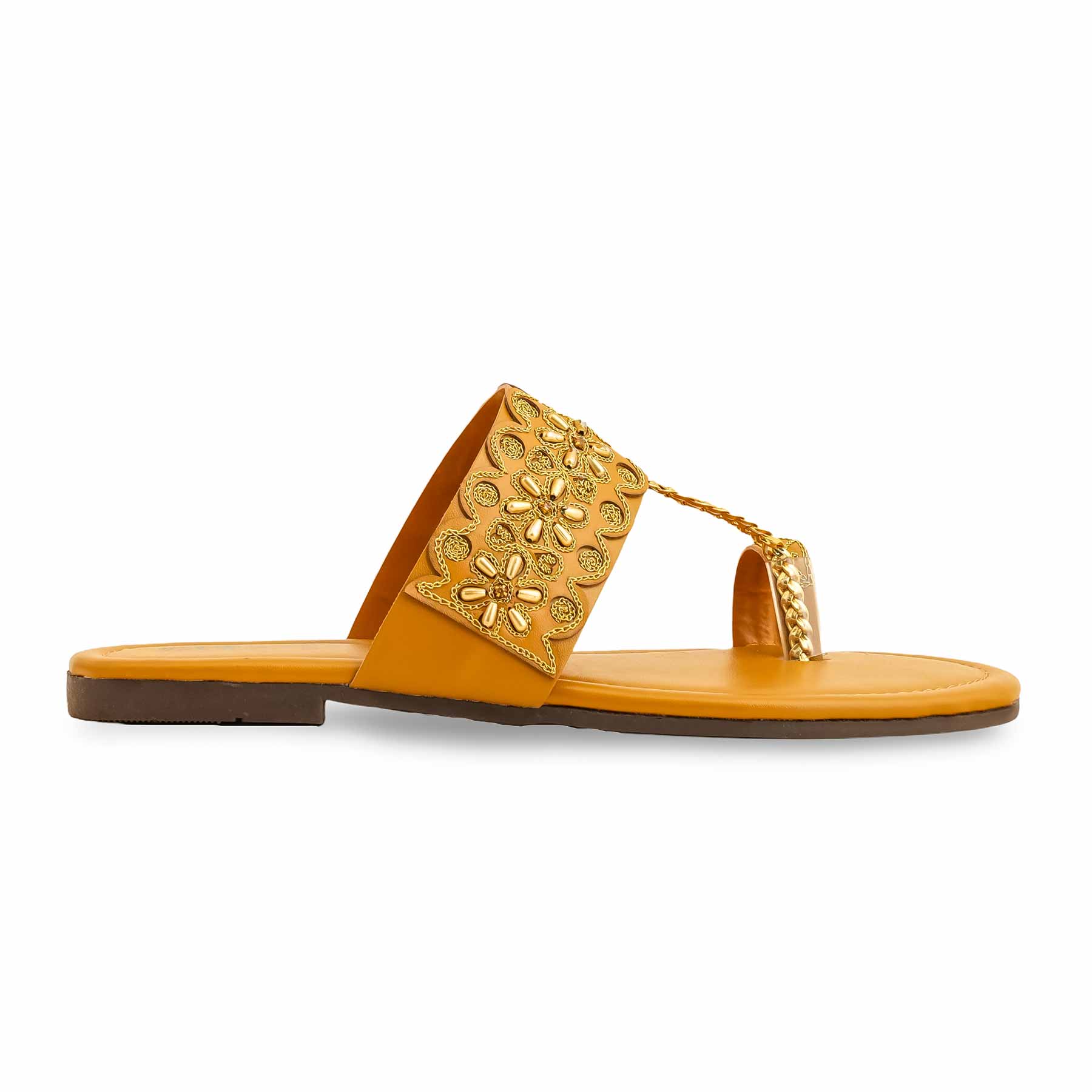 Mustard Formal Women Chappal EC0231 – Stylo