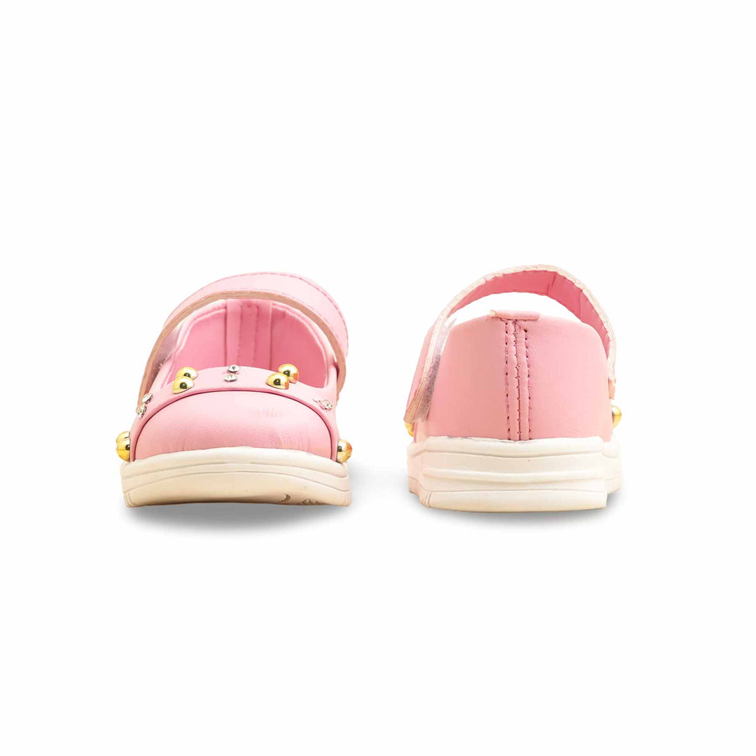 Girls Pink Formal Pumps KD2585