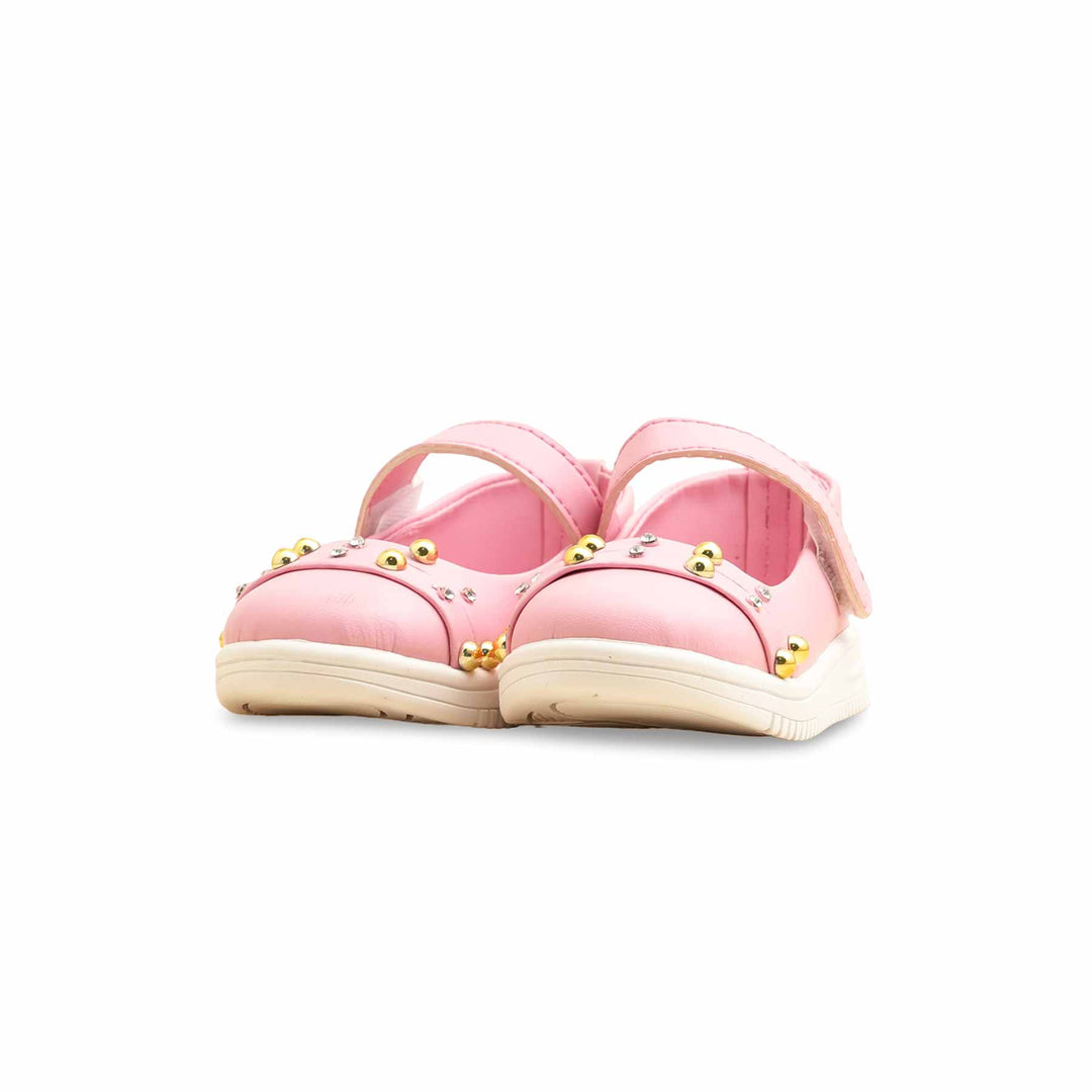 Girls Pink Formal Pumps KD2585