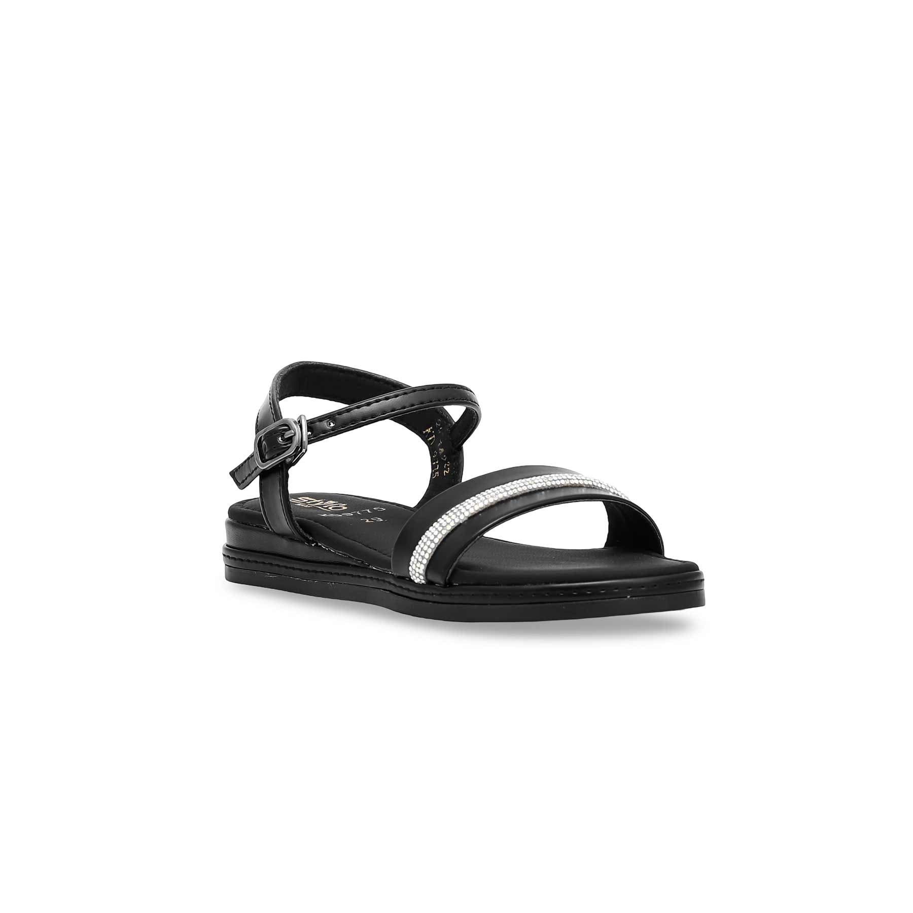 Girls Black Formal Sandal KD9775 – Stylo