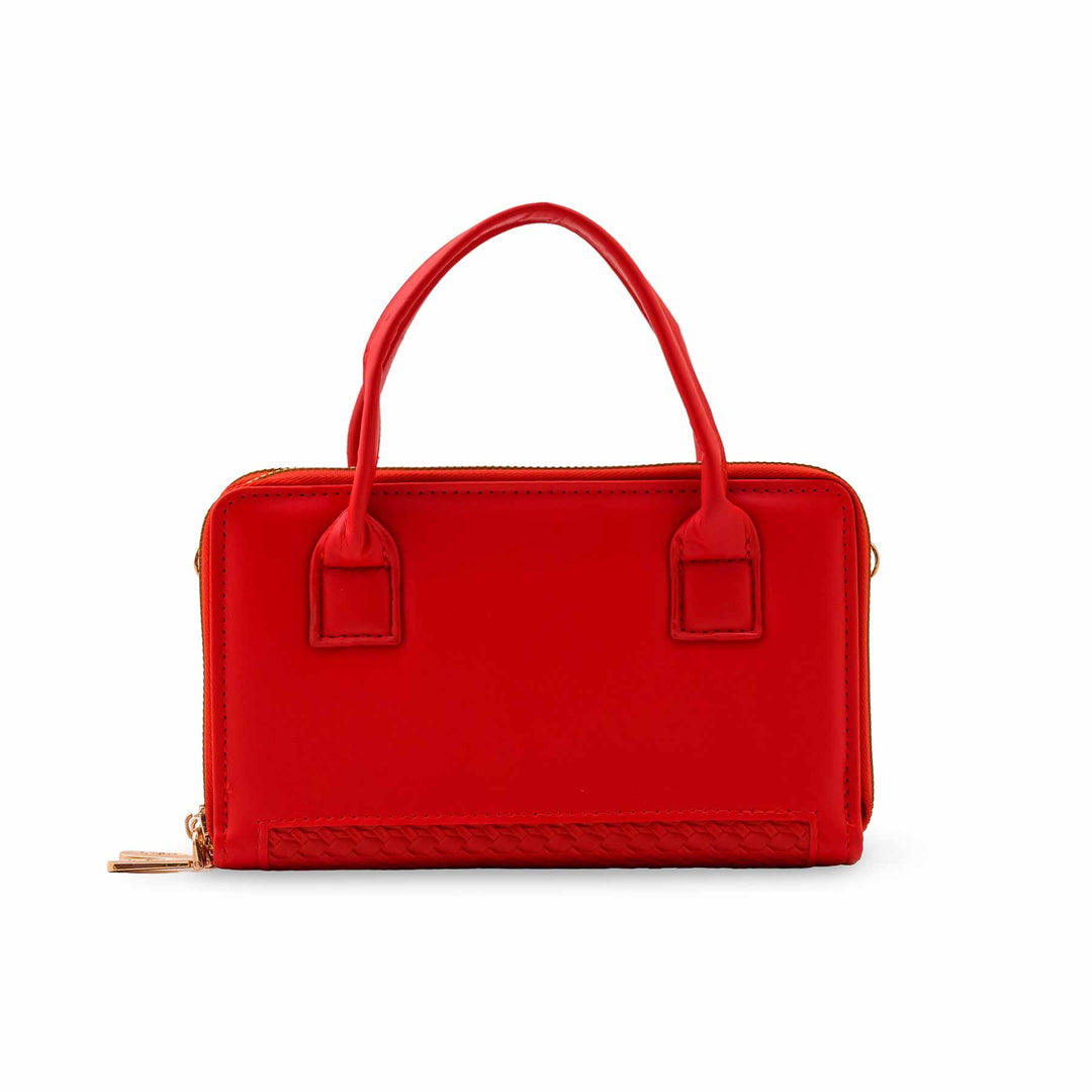Red Casual Wallet For Ladies P36463