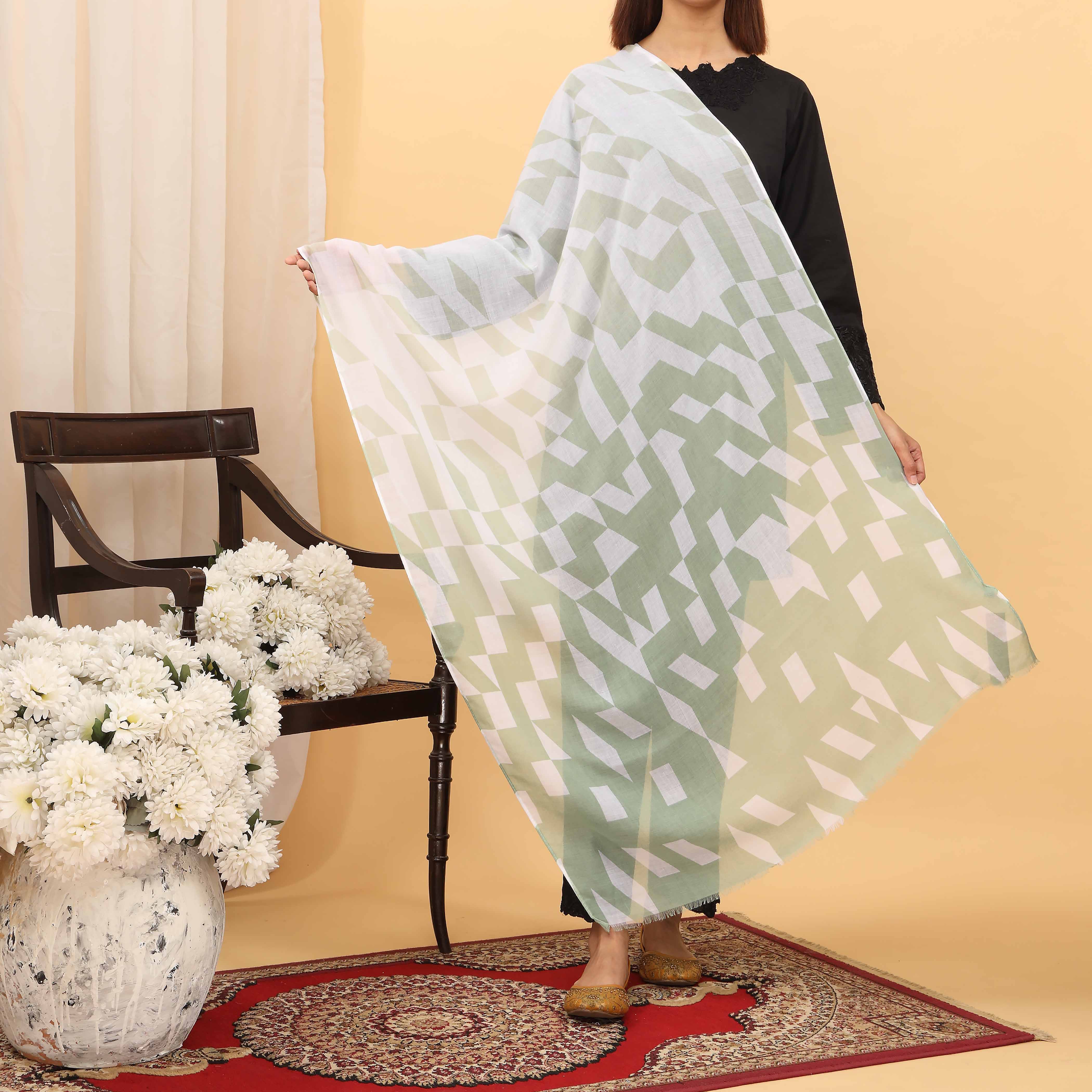 Green Summer Stole PD5090