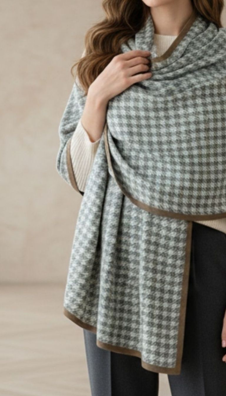 Green Winter Stole PN5031