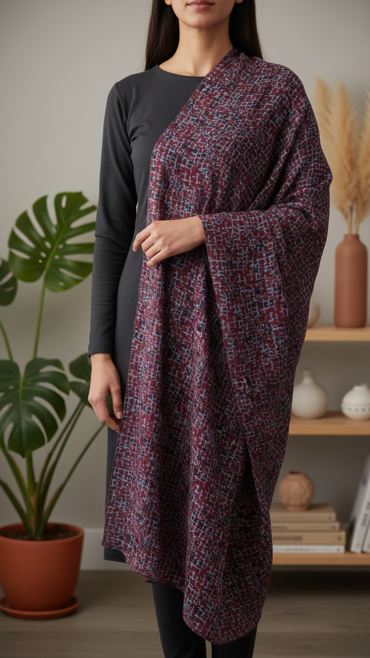 Red Winter Stole PN5244