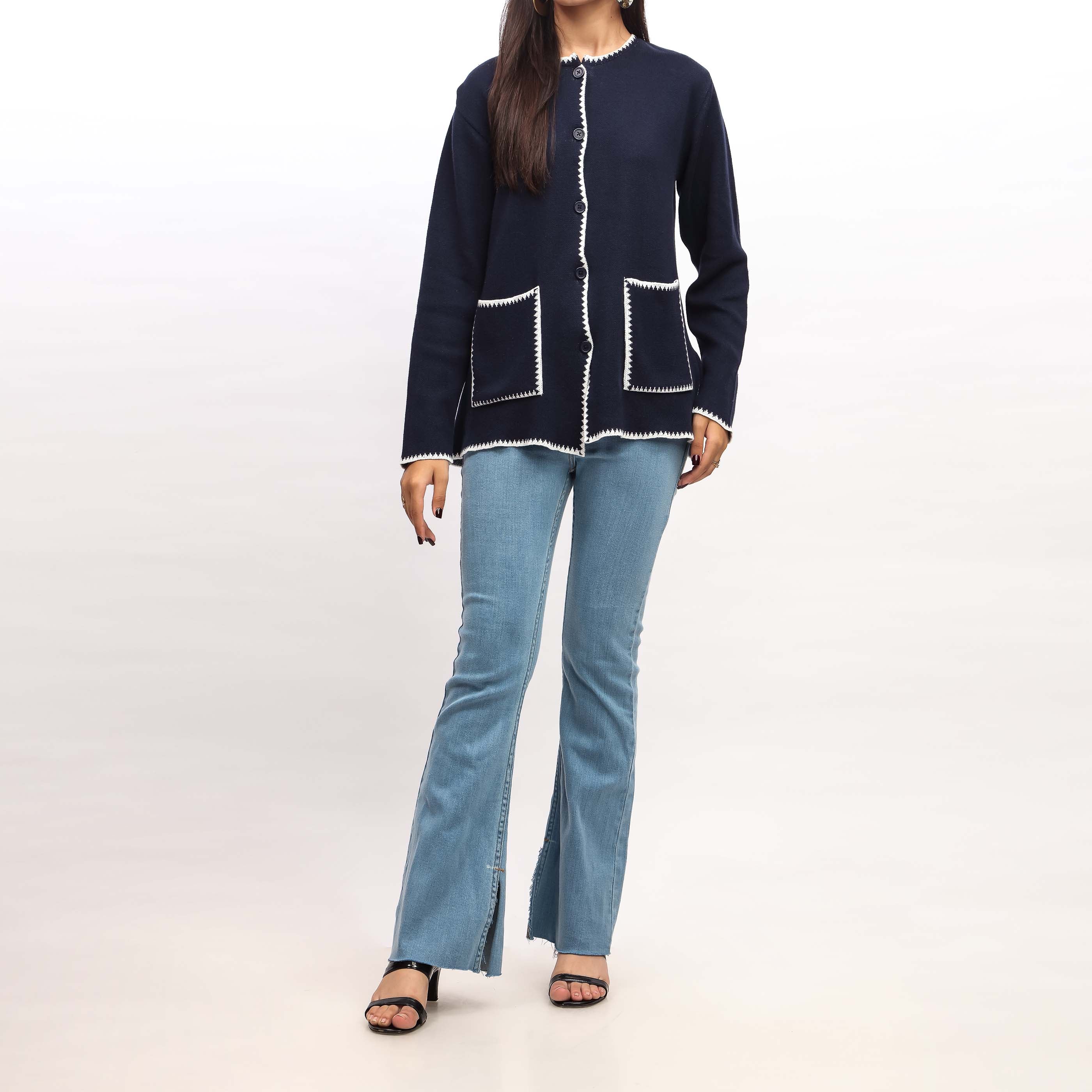 Navy Cotton Winter Sweater PW4834 – Stylo