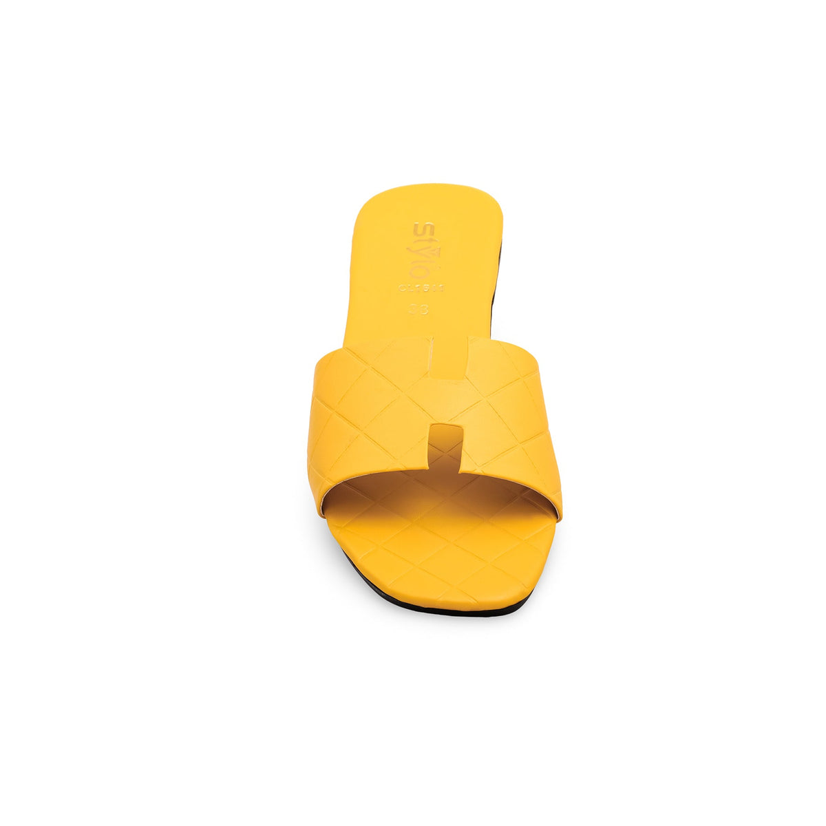 Yellow Casual Chappal CL1641 – Stylo