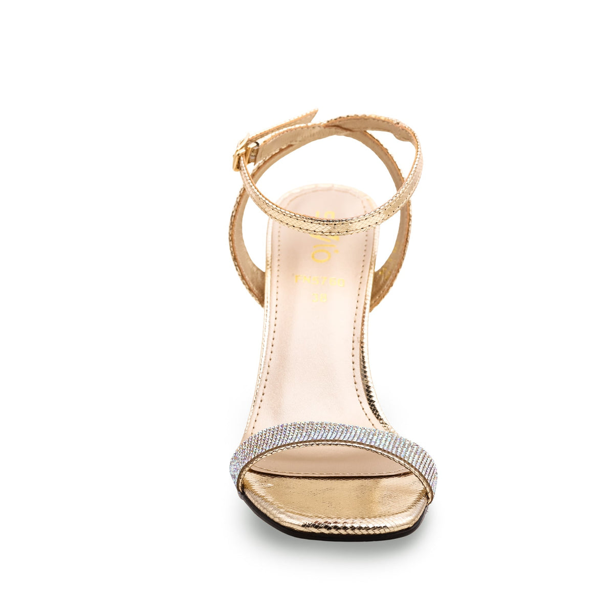 Golden Fancy Bridal Sandals FN5760 | Stylo