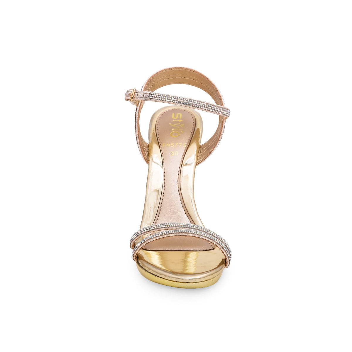 Golden Fancy Bridal Sandal FN5775 – Stylo