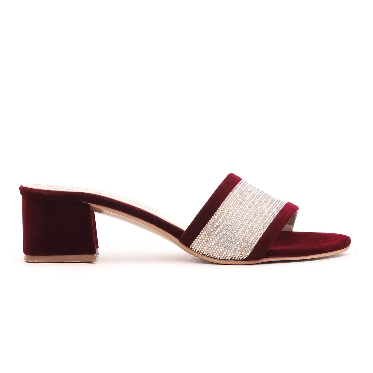 Maroon Fancy Slipper FN7627 – Stylo
