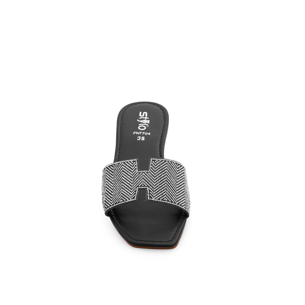 Black Fancy Slipper FN7704 – Stylo