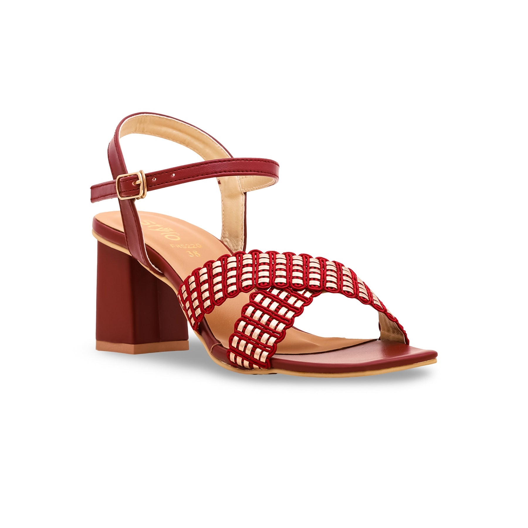 Maroon Formal Sandal FR5220 – Stylo