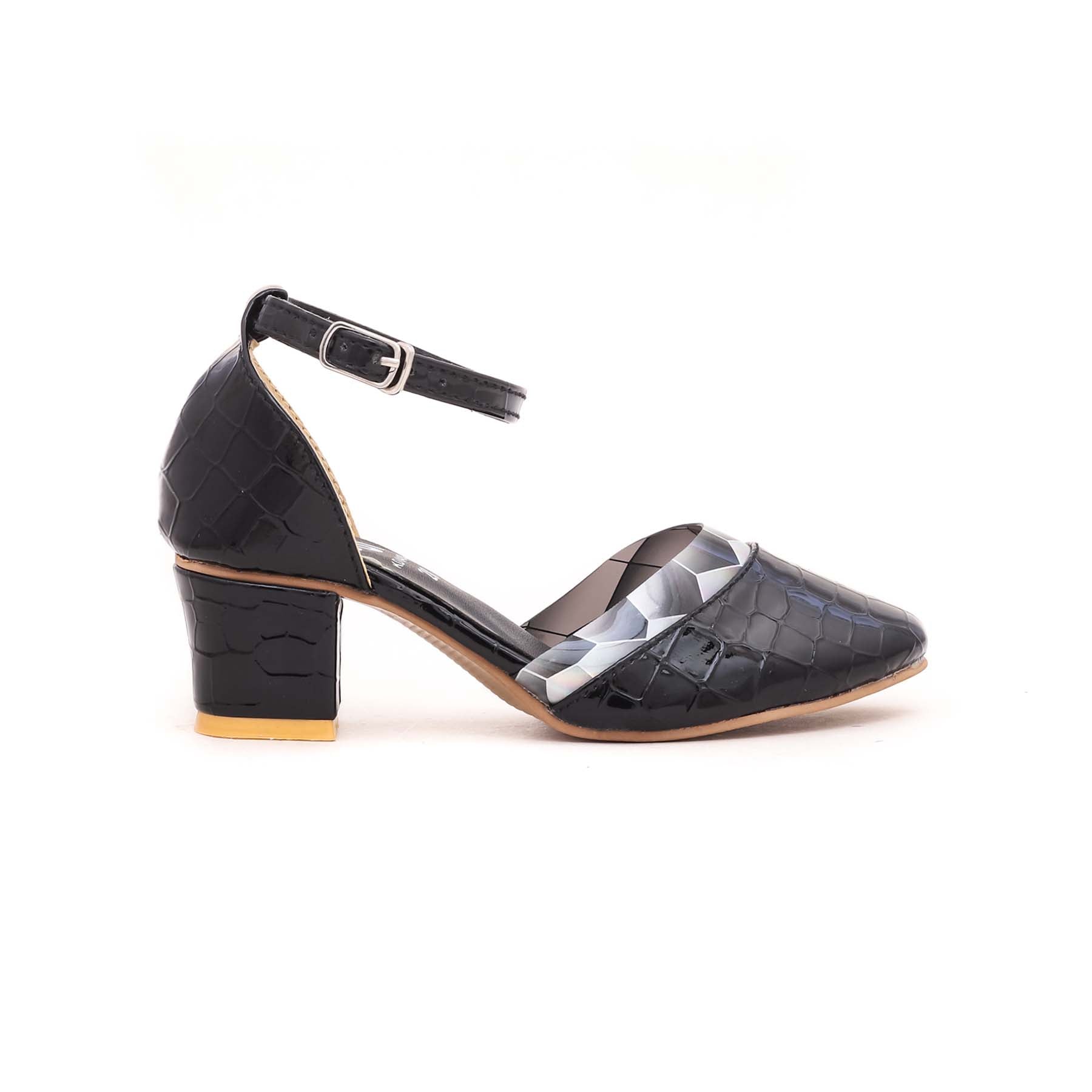 Girls Black Formal Pumps KD0488 – Stylo