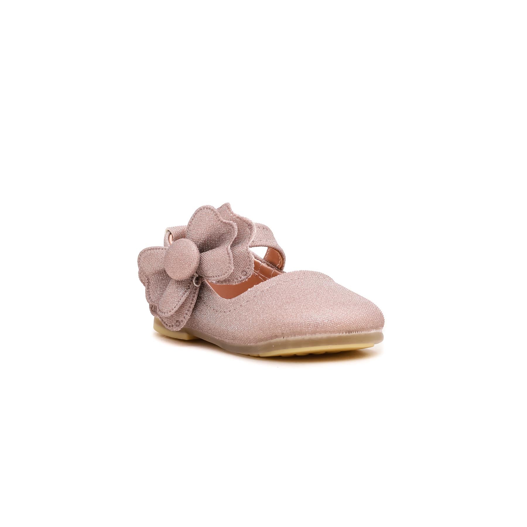 Girls Peach Fancy Pumps KD0494 – Stylo